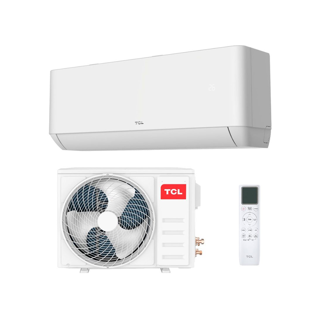 Кондиционер настенный TCL T-PRO ON/OFF-09 (в комплекте с медными ...