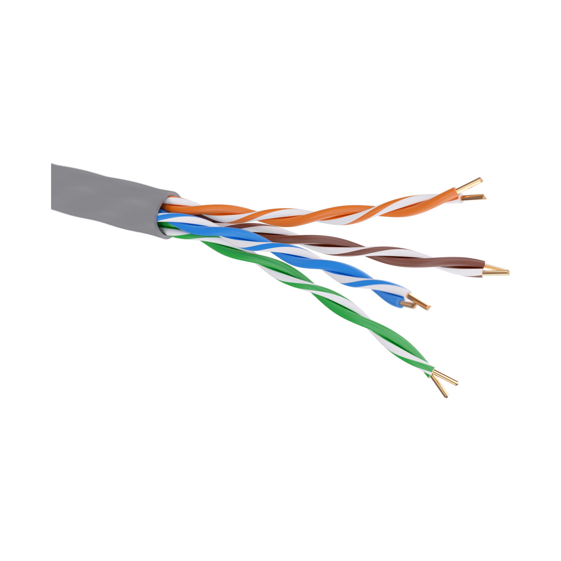 Кабель витая пара DKC RN5EUUK03GY кат. 5E U/UTP нг(А)-LSLTx - оптом